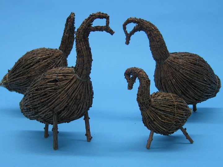Cree Tamarack Geese or Tamarack Goose Decoy
