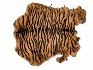Stencilled or Printed Rabbit Skins Pelts Furs Hides in Various Animal ...