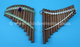 Bamboo Pan Flutes, Panflutes, Pan Pipes, Panpipes