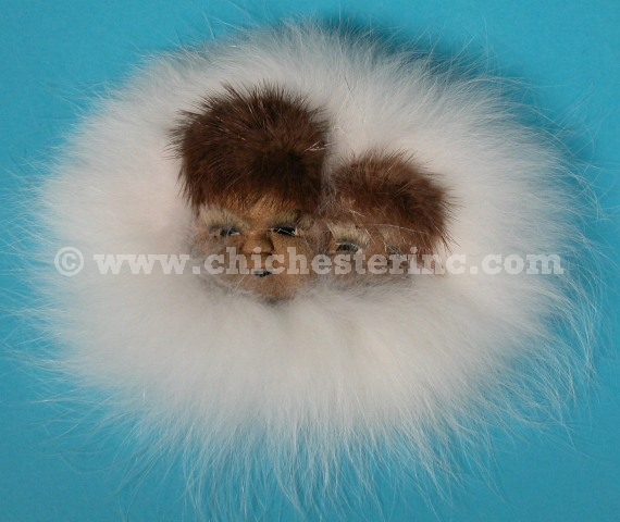 Alaska Fur Seal or Seal Skins Tanned or Northern Fur Seal and native masks