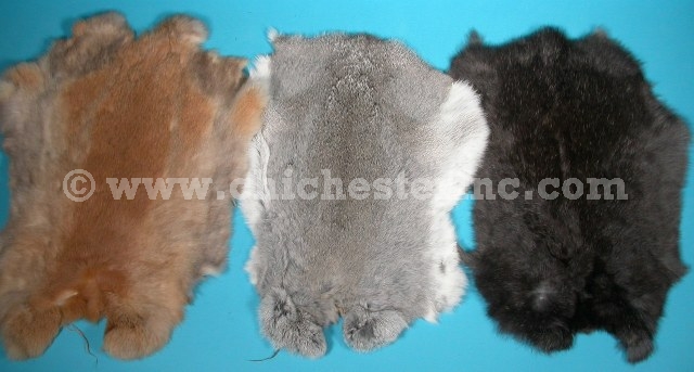 Reject grade Rabbit Skins and moldly rabbit skins